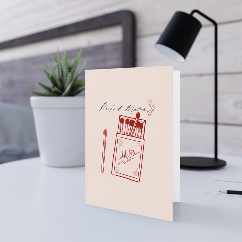 Perfect Match Valentine's Day Card - Etsy Canada