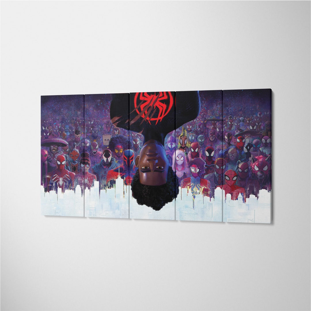 Spider-man: Across the Spider-verse Canvas Artwork, , Spider Verse ...