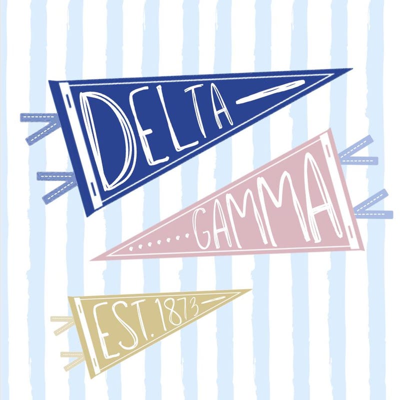 Delta Gamma Flag - Etsy