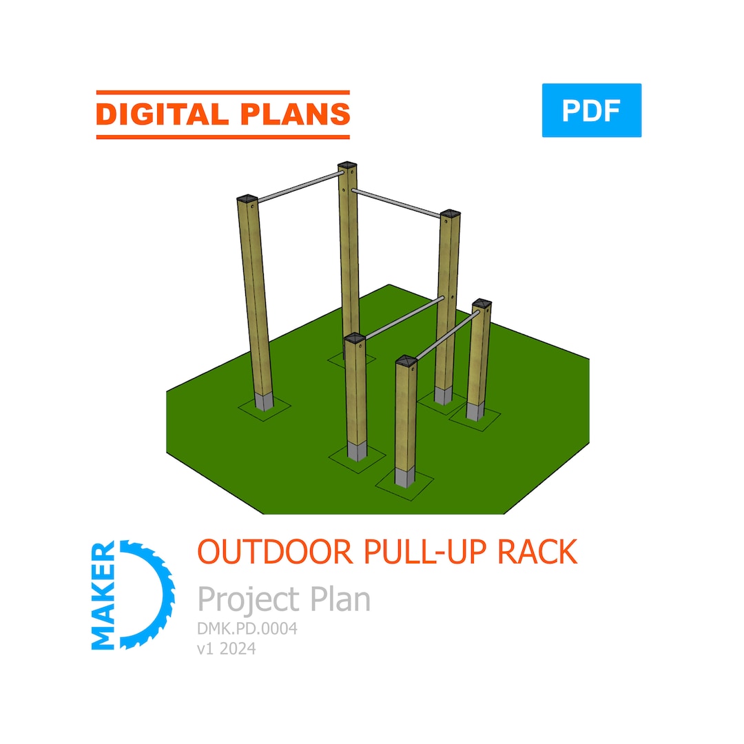 Outdoor Pull-up Rack Digital Plans - Etsy