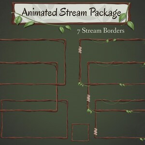 Forest Twitch Overlay | Animated Stream Package | Twitch Gaming Overlay ...