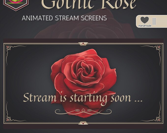 Goth Y2K Retro Twitch Loading Screens, Pink Gothic Stream Screens ...