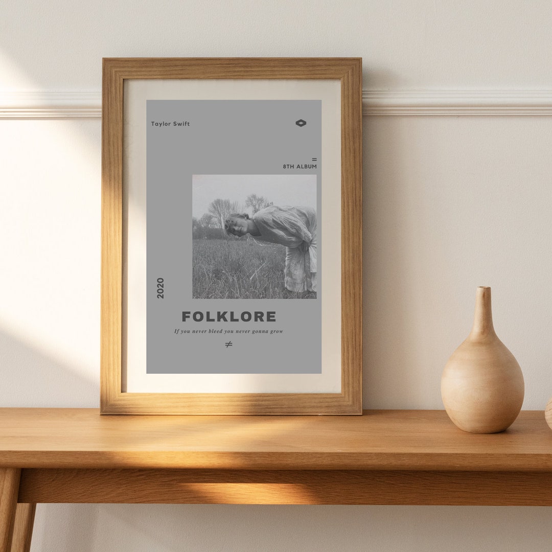 Taylor Swift Folklore Printable Poster - Etsy