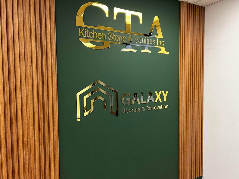 Acrylic Laser Cut Logo Sign, Beauty Salon Sign, 3D Business Sign ...