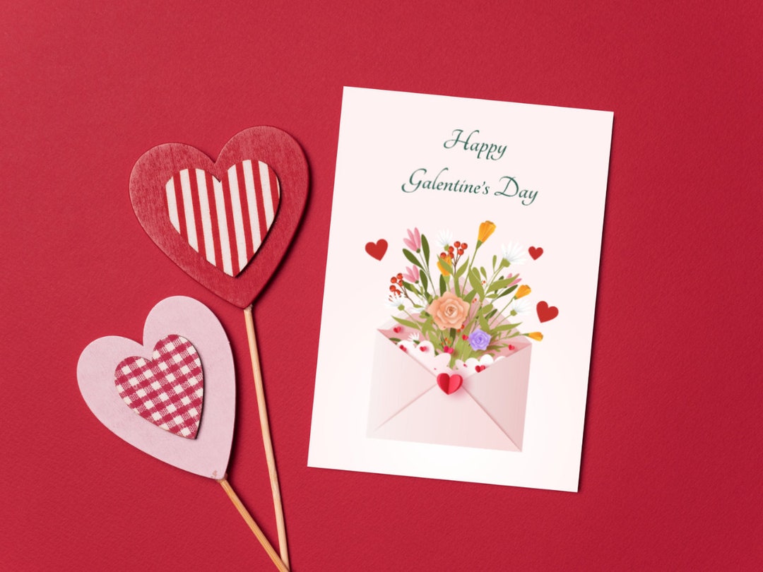 Galentine's Day Card, Girl Friends Valentine's Card, Girls Day Card ...