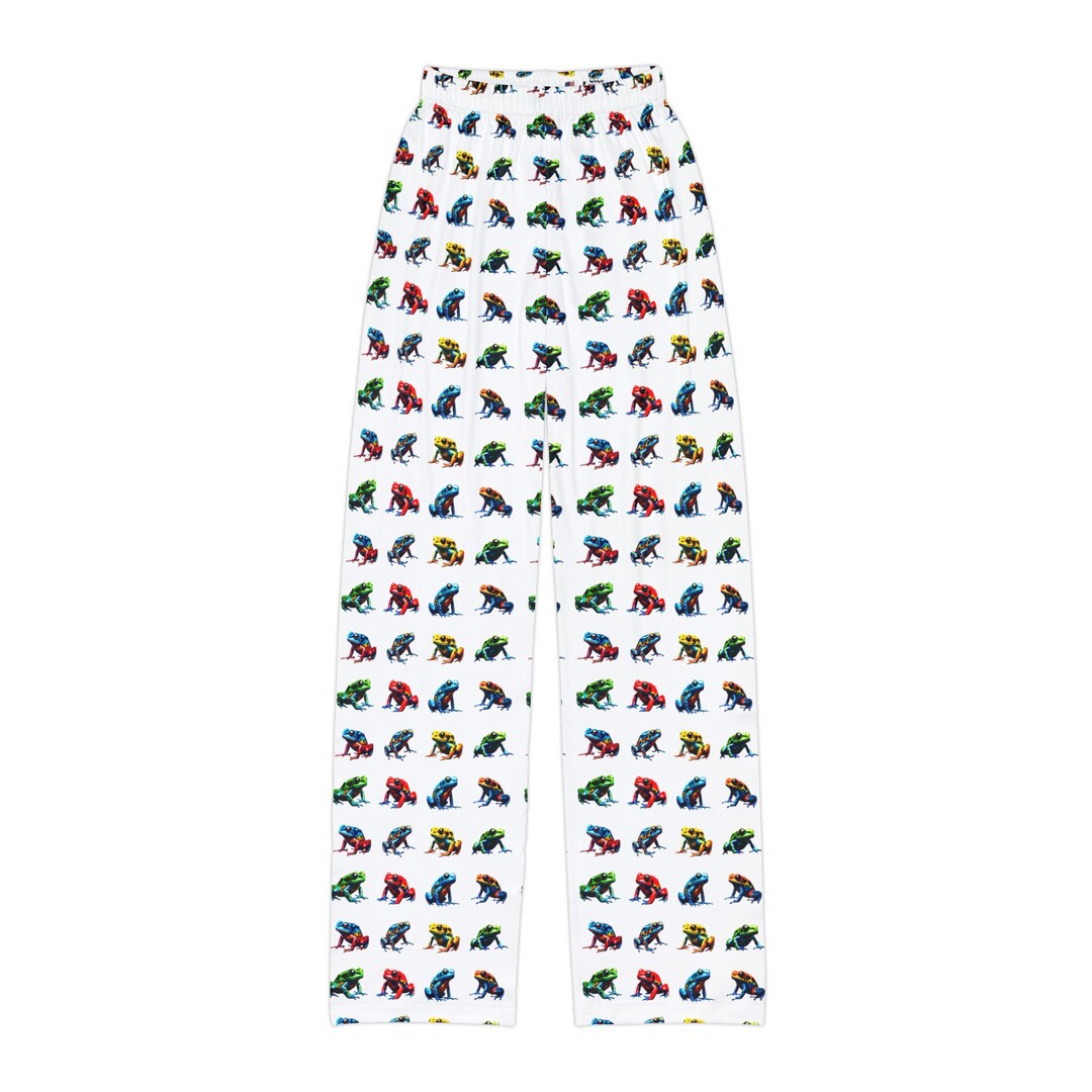 Colorful Frogs Kids Pajama Pants AOP - Etsy