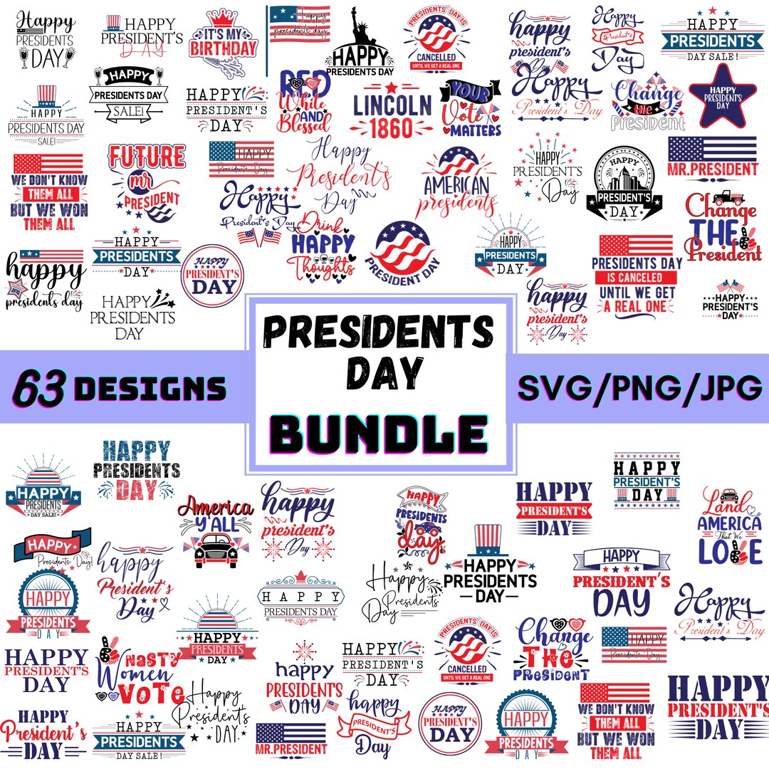 Presidents Day Svg Png Jpg - Etsy