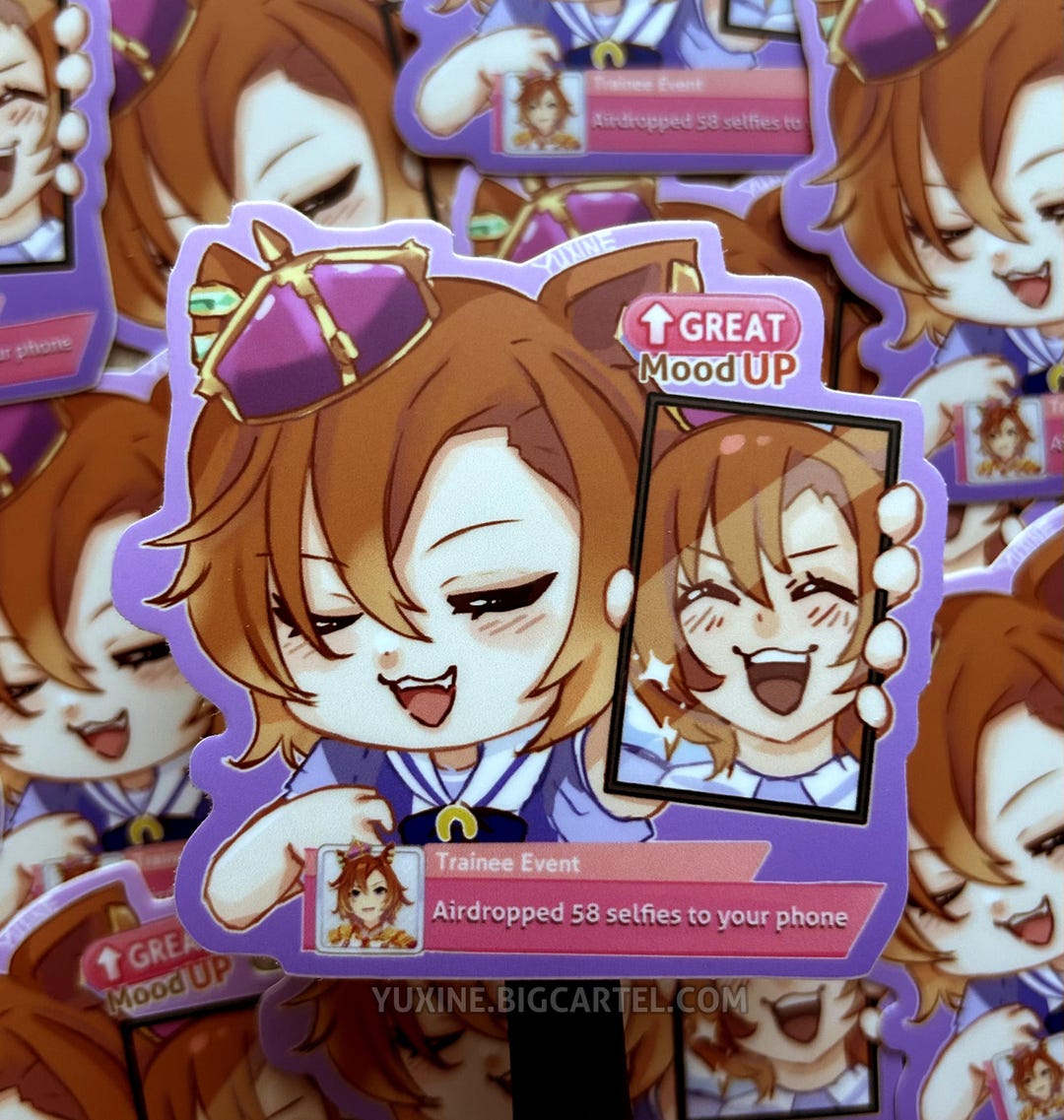 FUNNY CUTE Umamusume Pretty Derby TM Opera O Sticker Chibi Vinyl ...