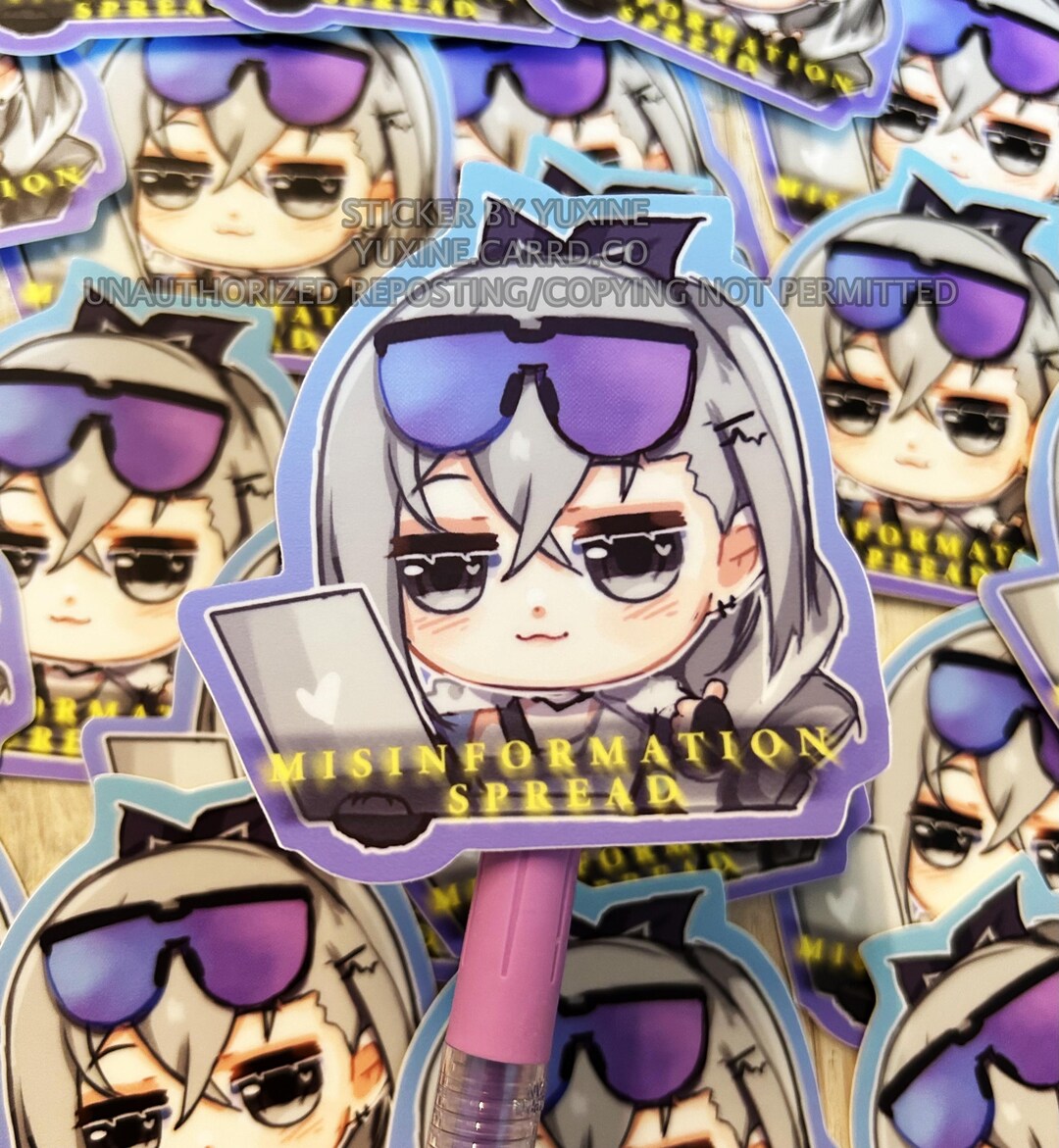 Cute Funny Kawaii Honkai Star Rail HSR Silverwolf Misinformation Spread ...