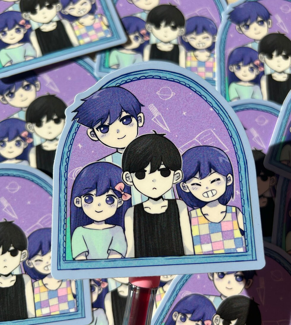 Cute Anime Vinyl Sticker for Gift or Anime Fans, OMORI Sticker - Etsy