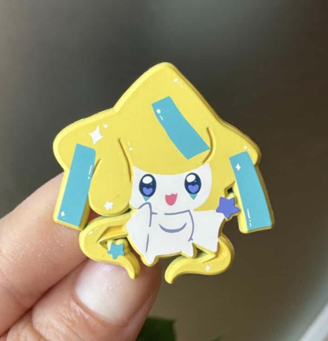 Mochimon Jirachi Soft Dyed Enamel Pin - Etsy