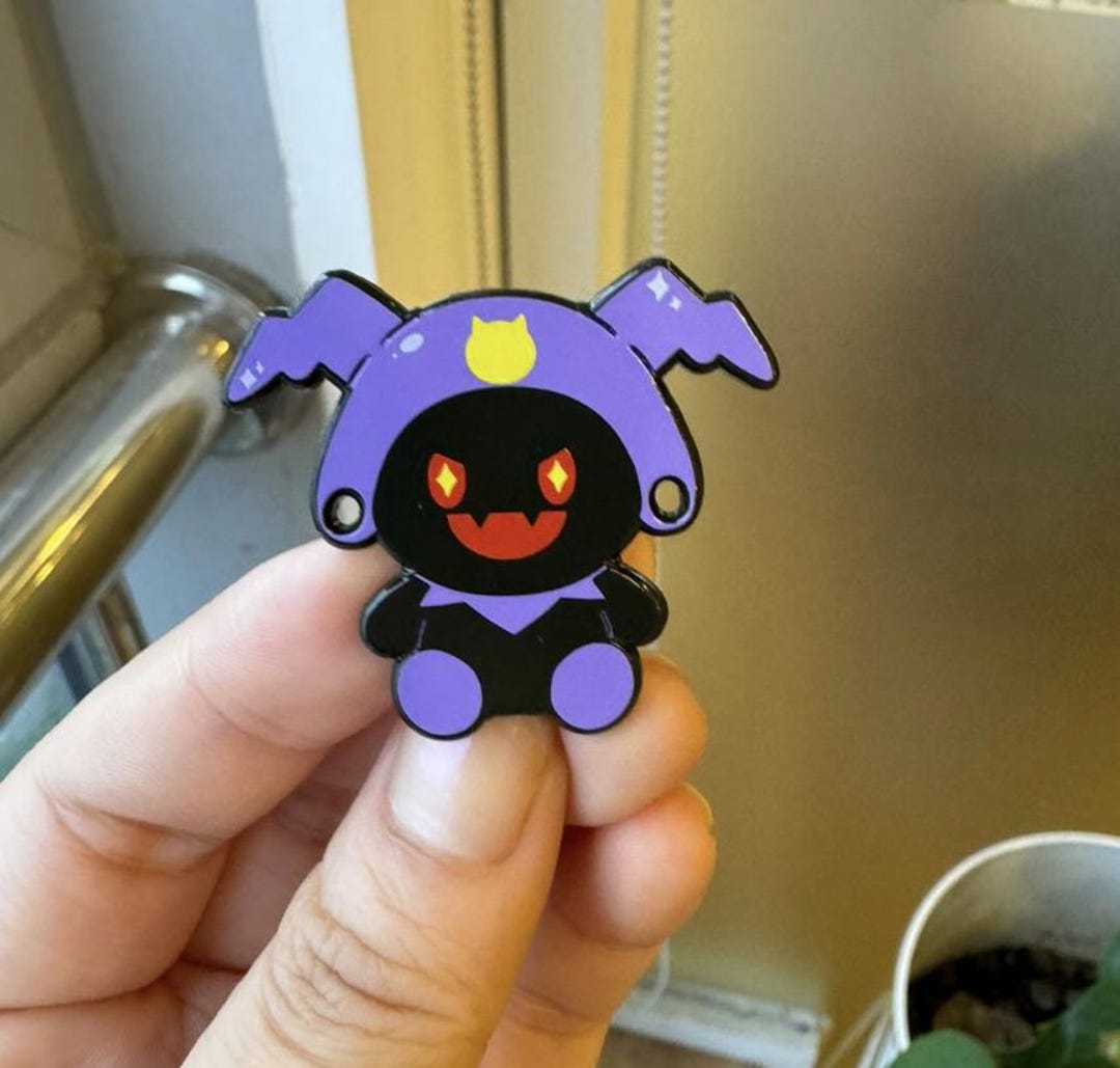 Cute Adorable Jack Frost Black Frost Pin Mochipin for Persona SMT Fans ...