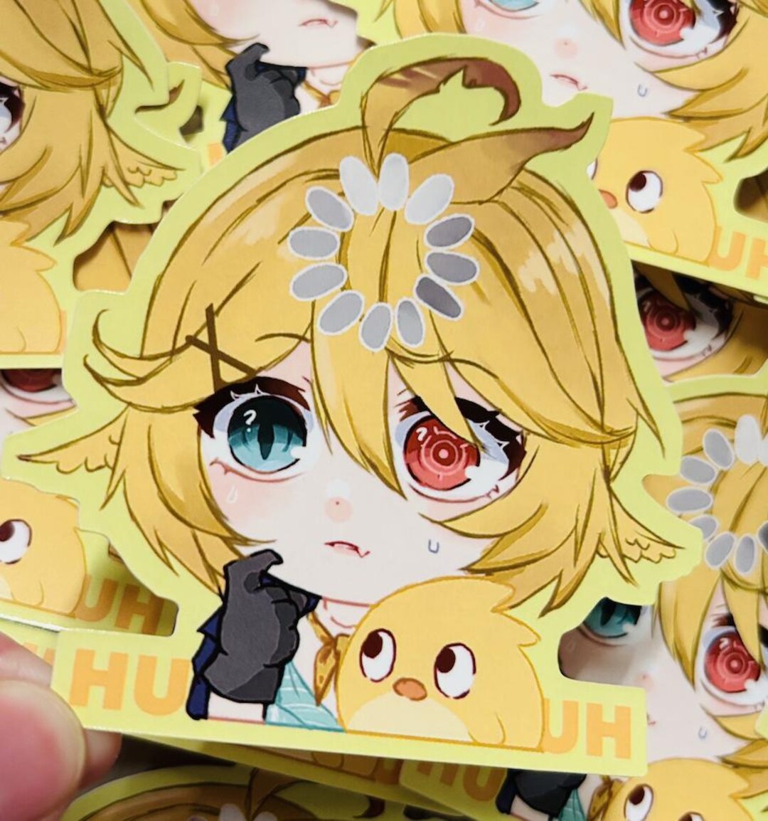 Cute Funny Kawaii Vtuber Virtual Youtuber Dokibird Vinyl Sticker for ...