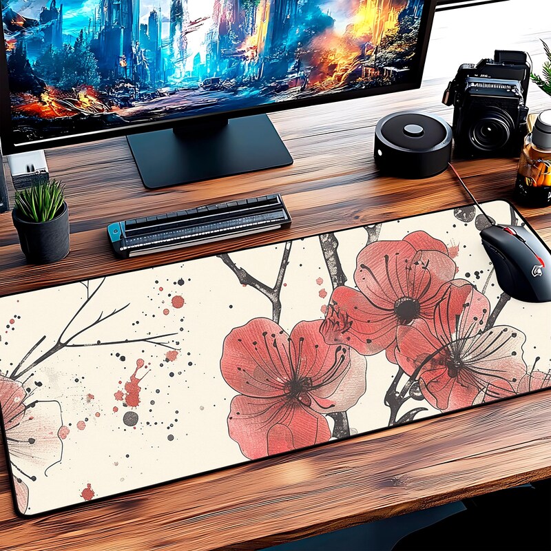 Sakura Desk Mat - Etsy