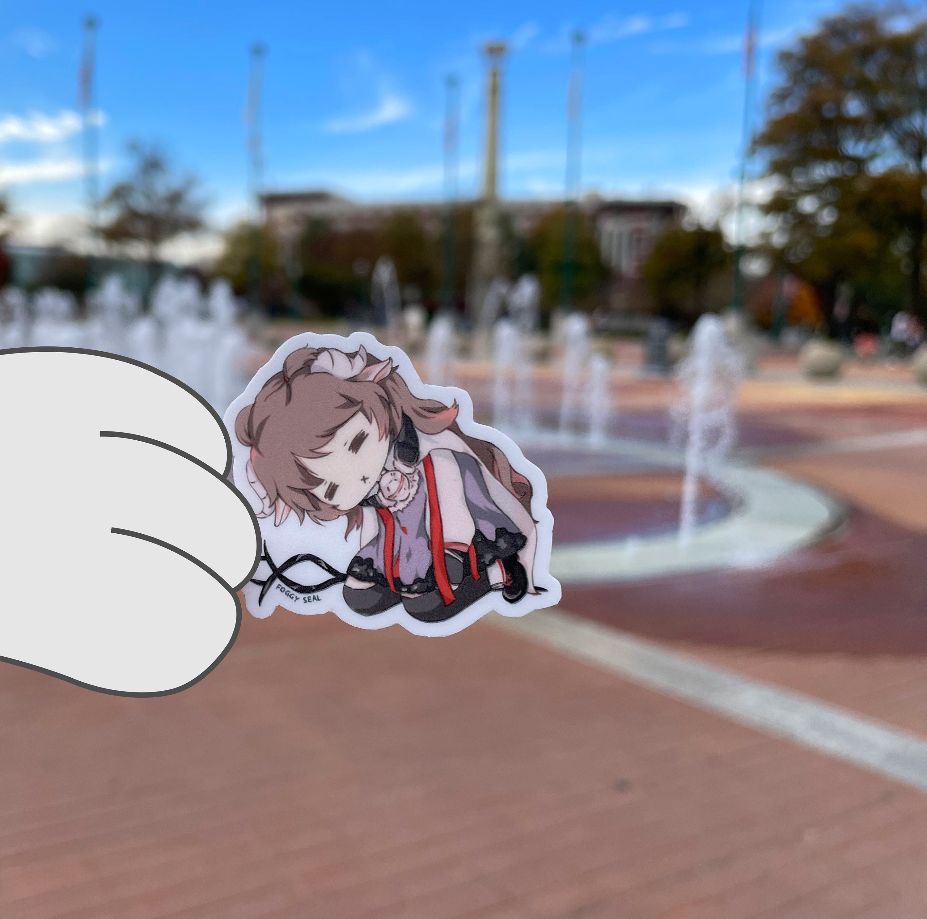 Stickers Arknights Eyjafjalla Dusk caster Series - Etsy