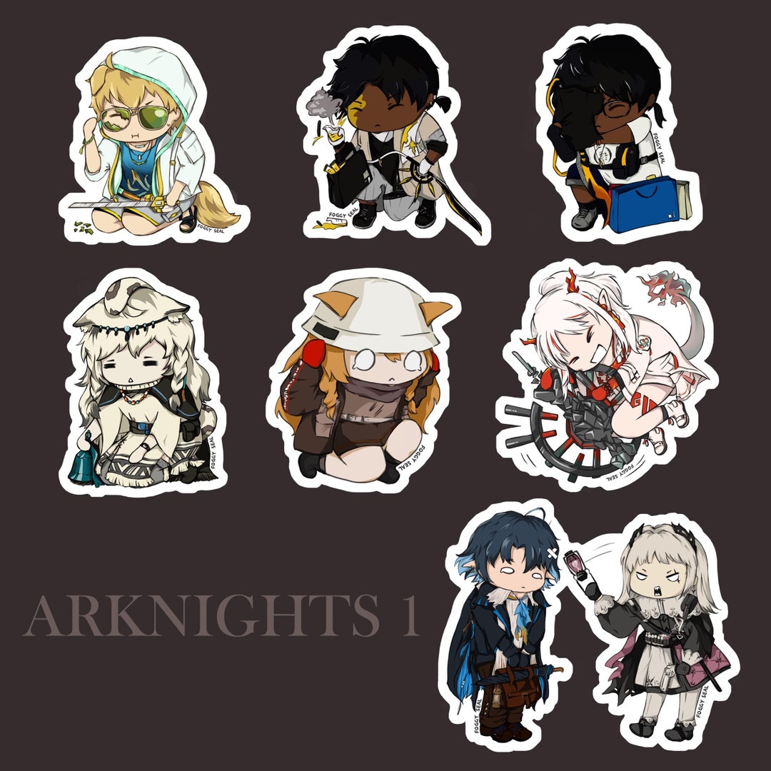 Sticker Arknights Series 1 Ceobe Nian Thorns Lumen Irene Etc - Etsy