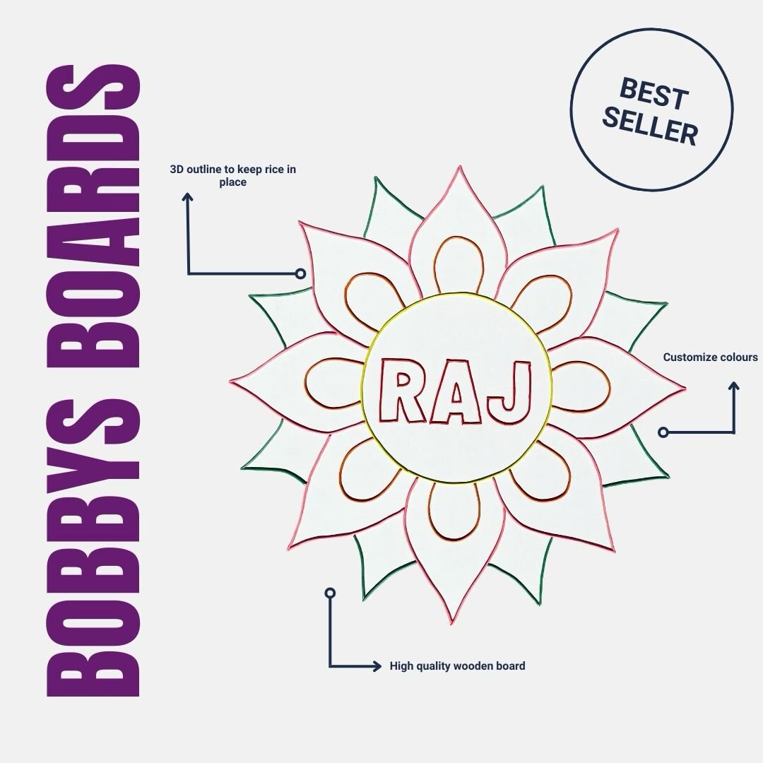 Raj Maiyaan Board/ Rangoli Board - Etsy