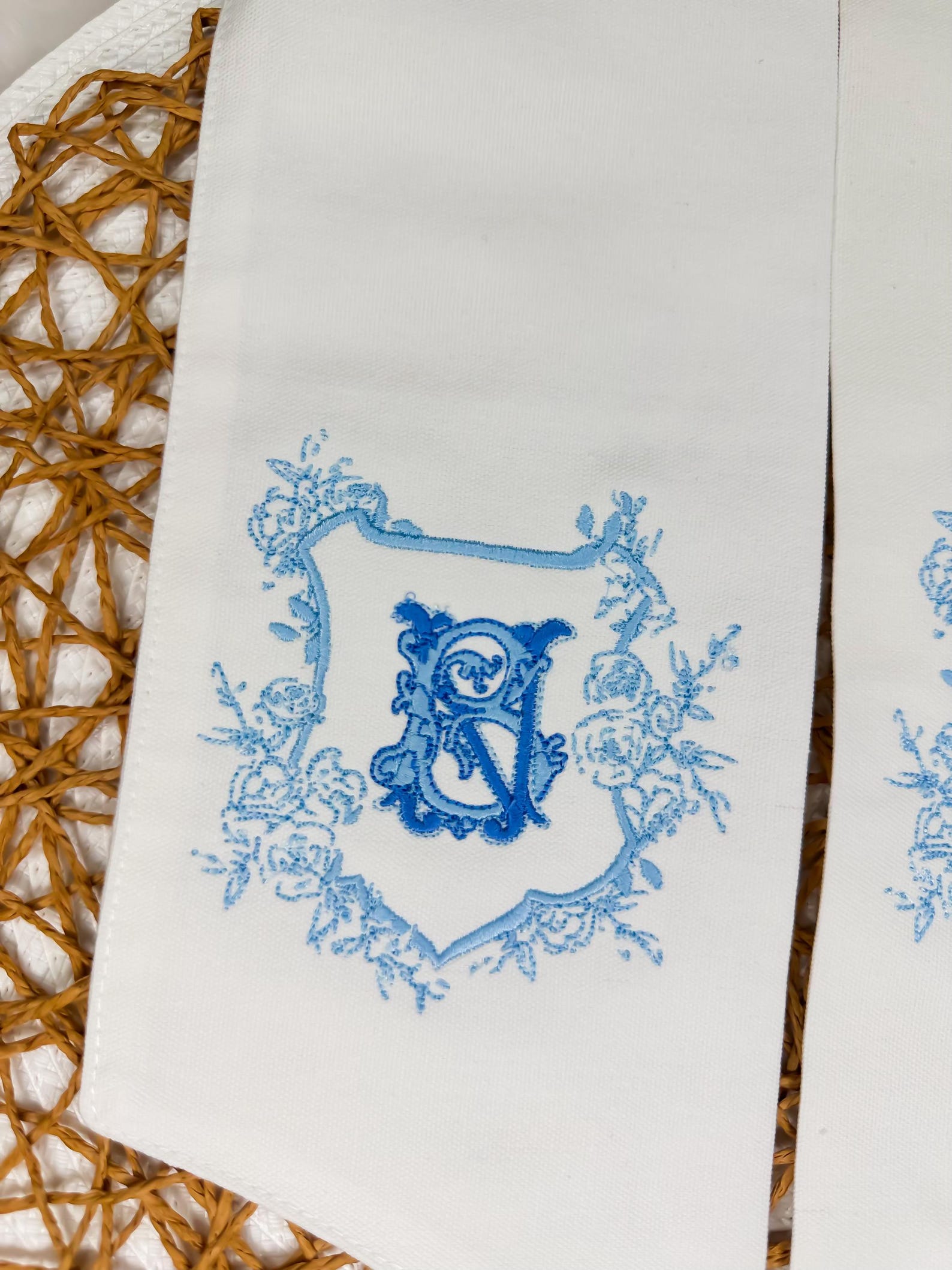 Custom Crest Design Embroidered Wedding Sash - Etsy
