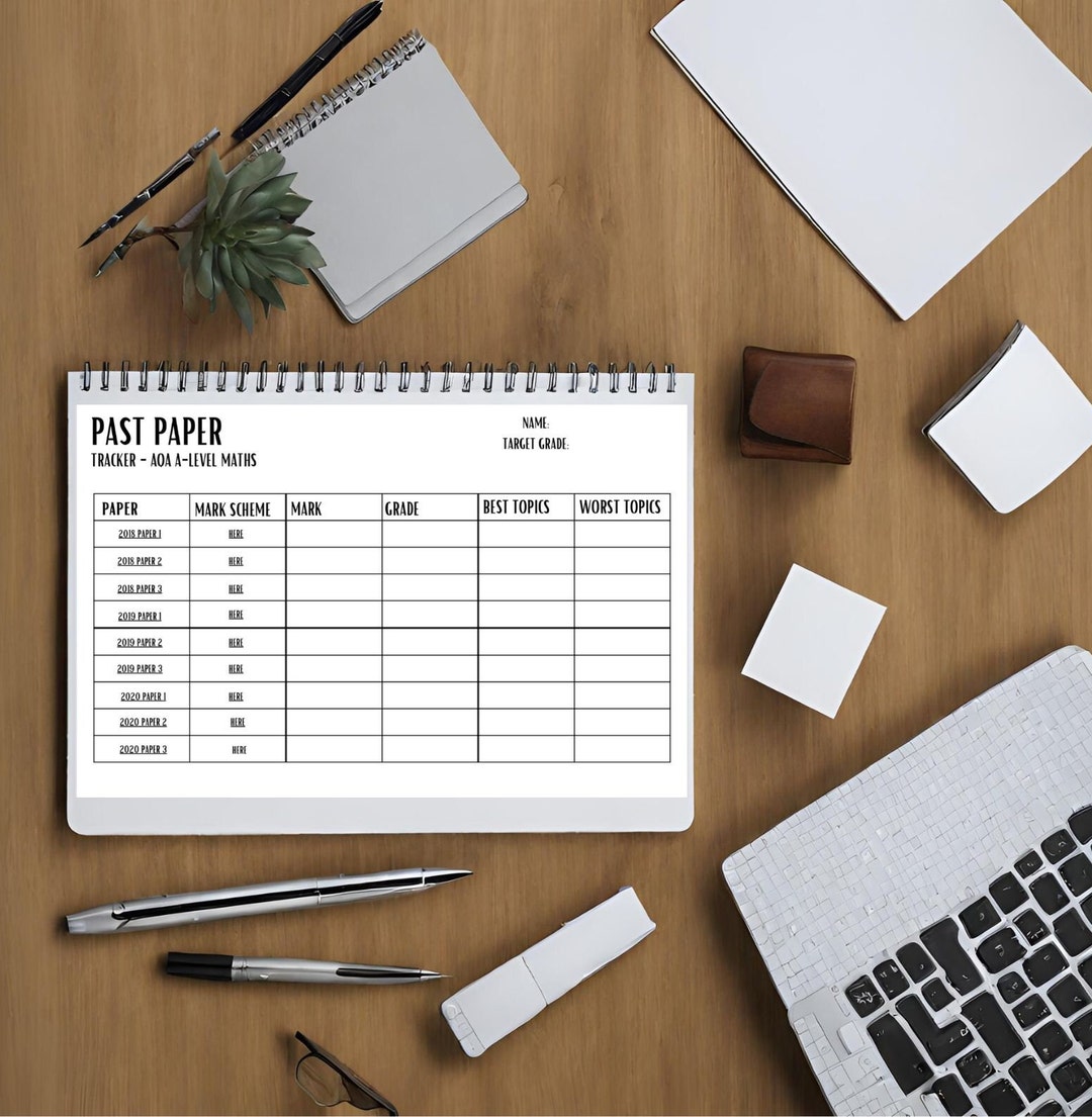 A-LEVEL EDEXCEL MATHS Past Paper Tracker - Etsy