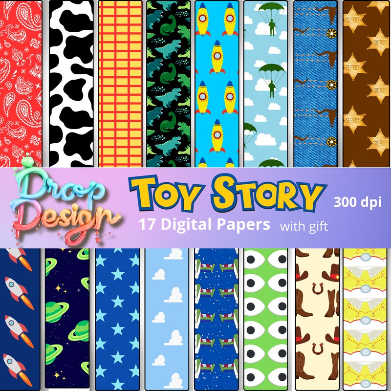 Toy Story Papers - Etsy