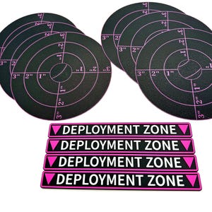 6 Wargaming Objective Mats for WH 40k or AOS 4.0 3d Printed, Custom ...