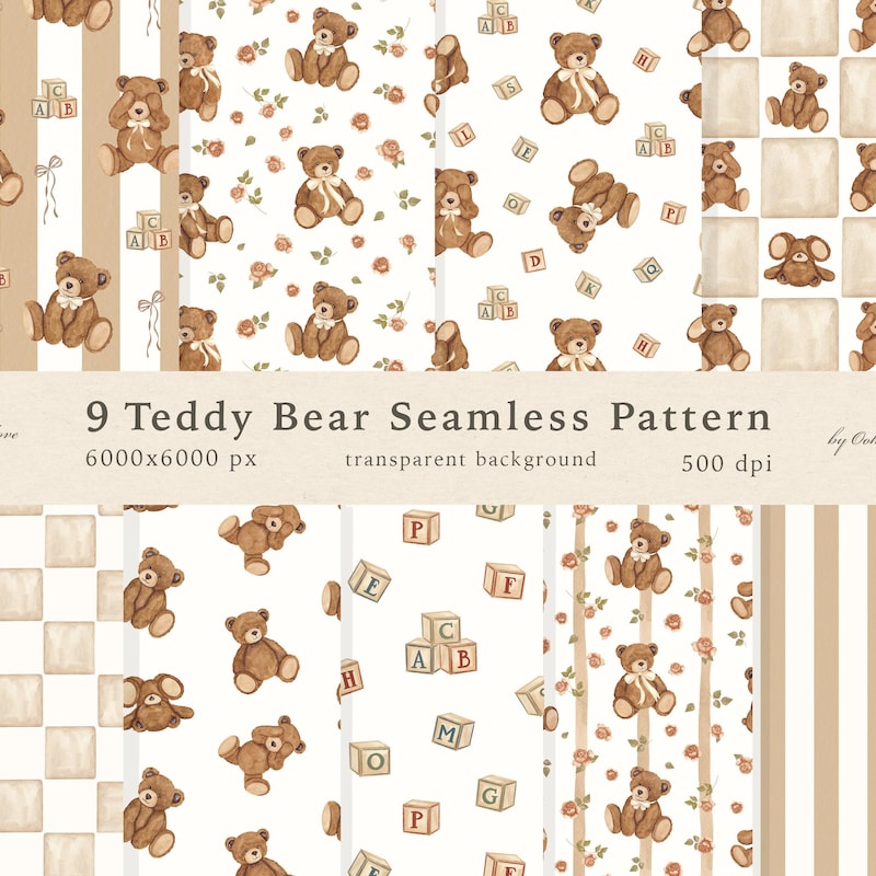 Teddy Bear Fabric - Etsy