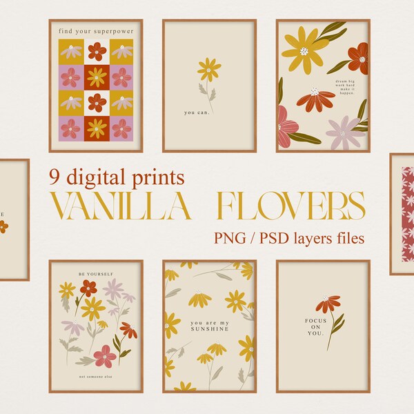 Aesthetic Floral Print - Etsy