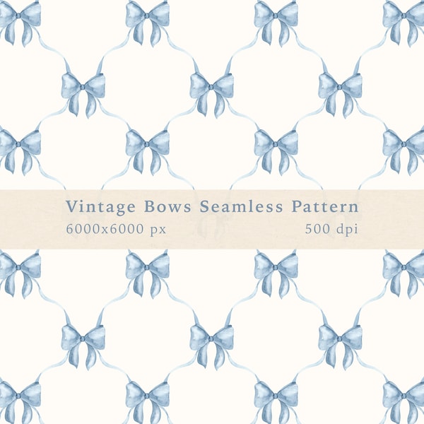 Bow Print Fabric - Etsy UK