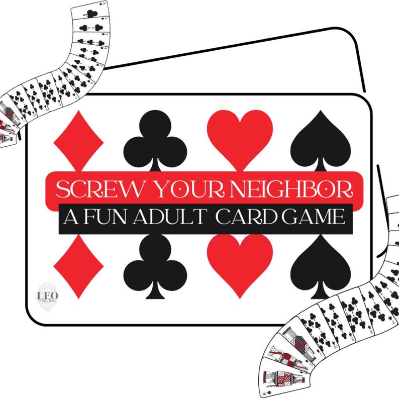 Game Night: "screw Your Neighbor" Scorecard & How To. - Etsy