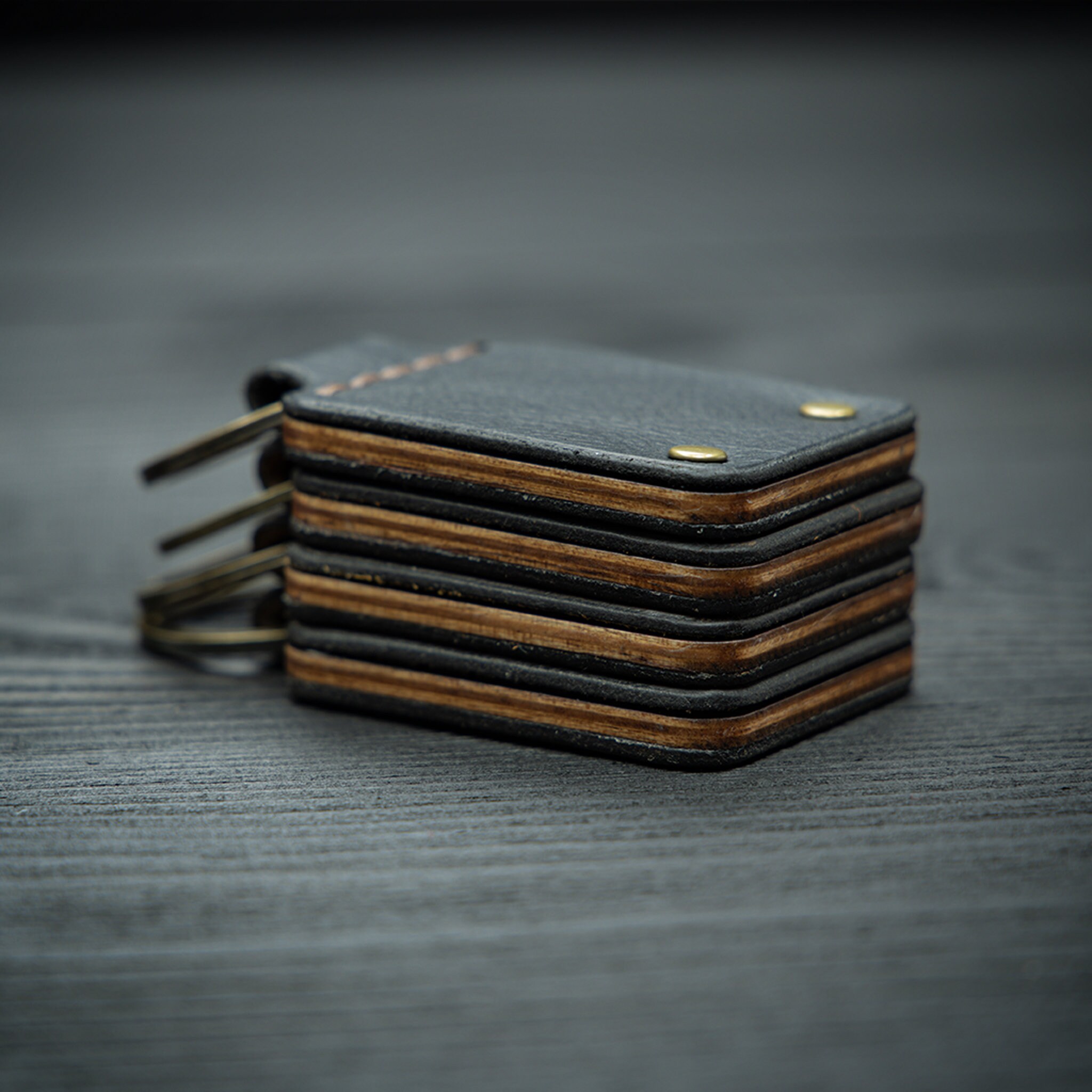 Leather Bitcoin Lightning Keychain // Personalized Engraved QR Code and ...