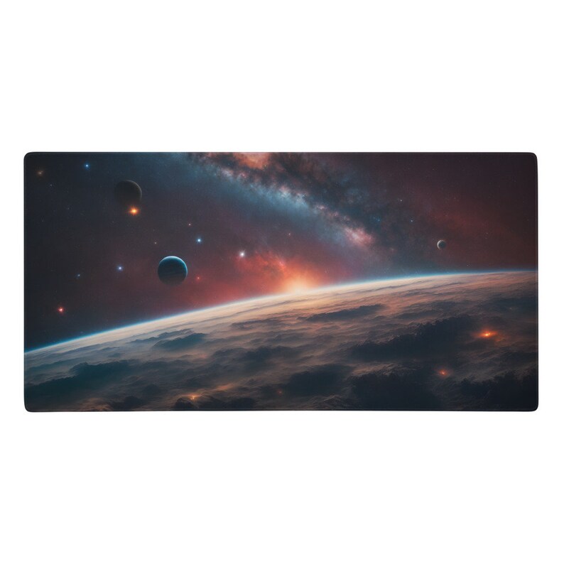 Space Exploration Gaming Mouse Pad, Large Mouse Pad, Mouse Mat ...