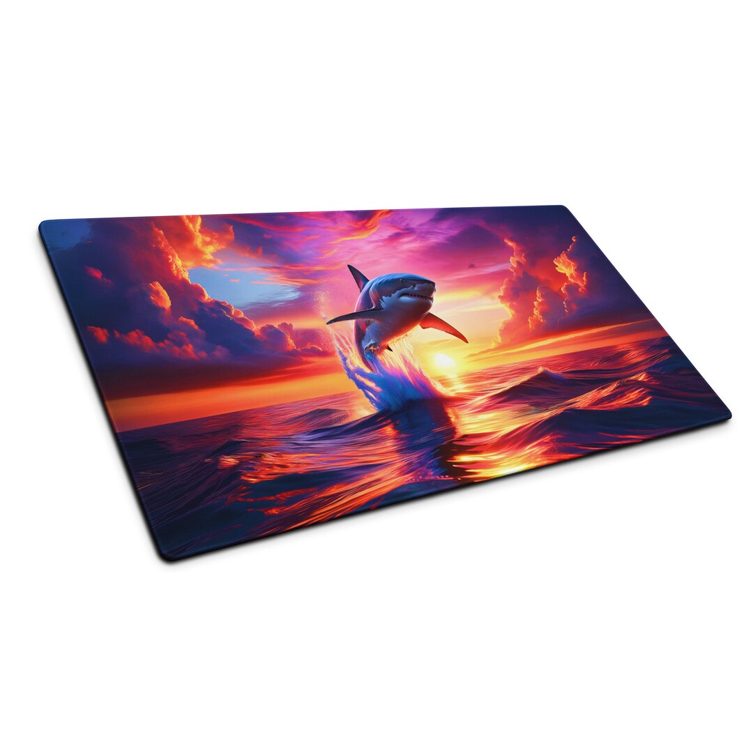 Sunset Leap Desk Mat, Gaming Mouse Pad, Custom Mouse Pad, Mouse Mat ...