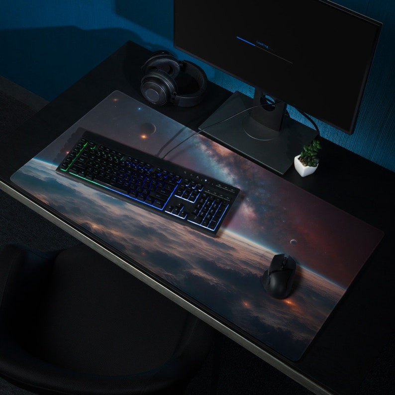 Space Exploration Gaming Mouse Pad, Large Mouse Pad, Mouse Mat ...