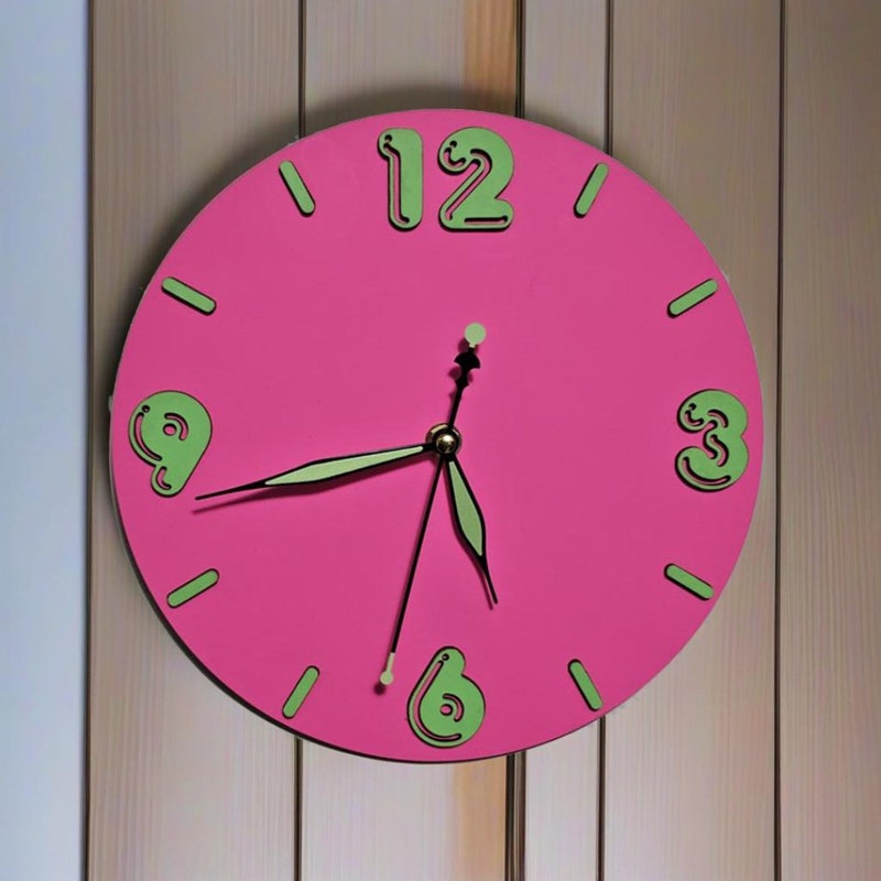 80s Wall Clock - Etsy