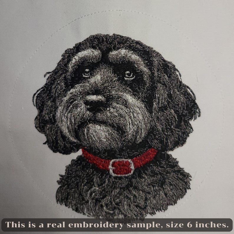 Cockapoo Dog Machine Embroidery Design – Digital Dog Emb – Dog ...
