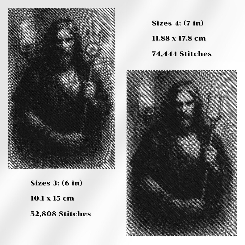 Hades Embroidery Design – Greek God of the Underworld, Photo Stitch 1 ...
