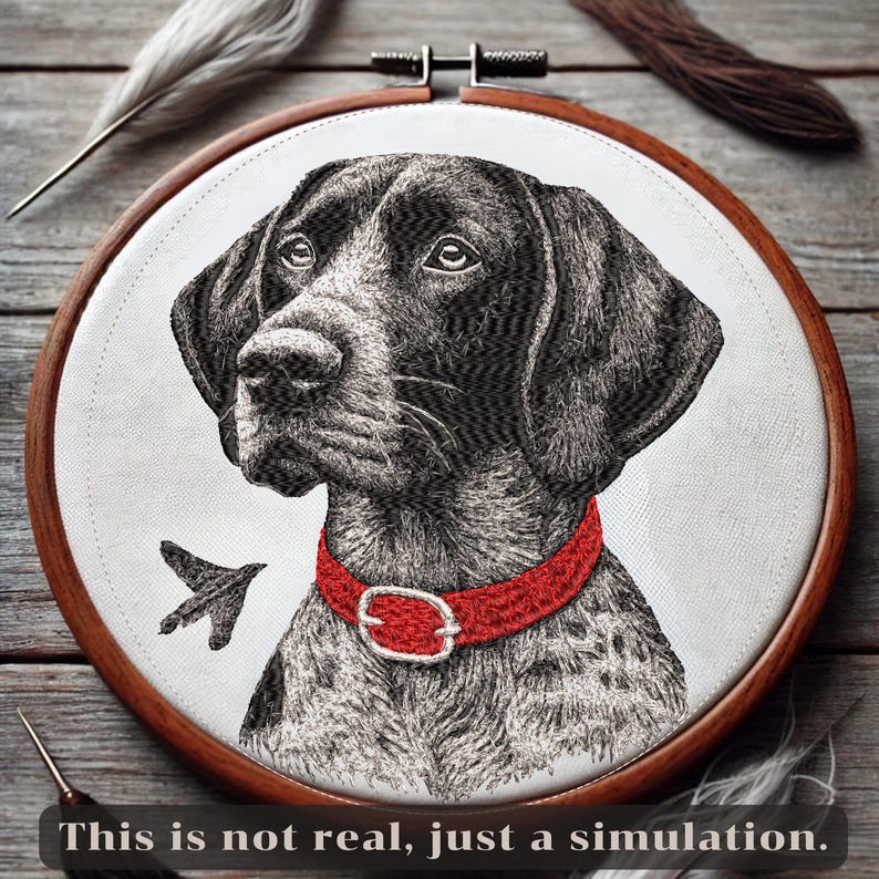 Pointer Dog Machine Embroidery Design – Digital Dog Emb – Dog ...
