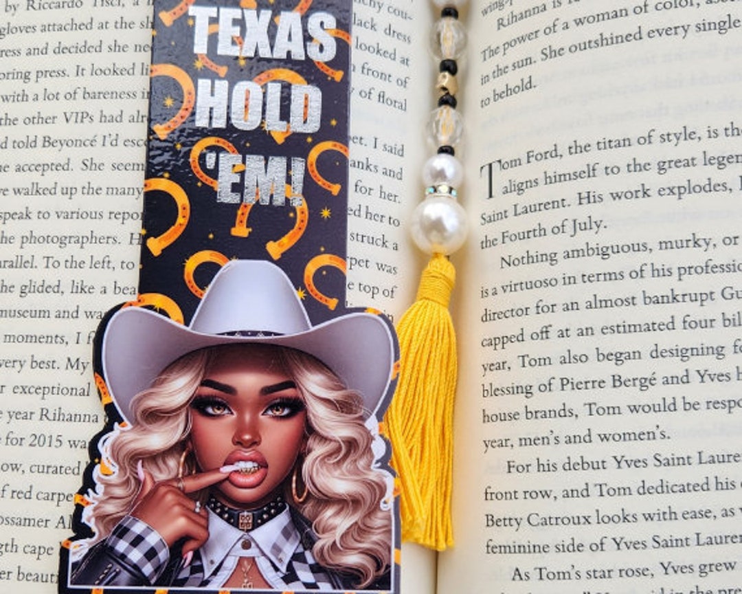 Texas Hold 'em Beyonce Inspired Bookmark-laminated Bookmark-cute ...