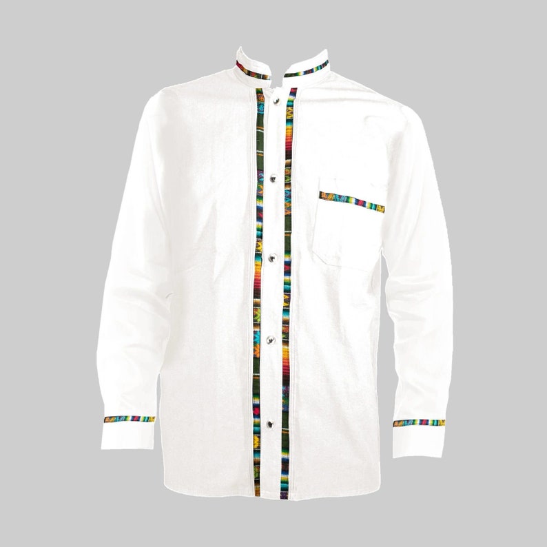 Men's Long Sleeve Mexican Guayabera Shirts Made in Mexico, Multiple ...