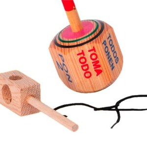 Toma Todo Pirinola – Mexican Fiesta Spinning Top Party Game - Etsy