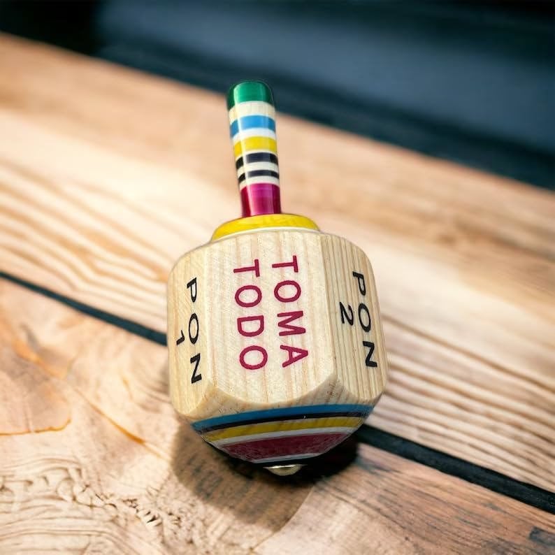 Toma Todo Pirinola – Mexican Fiesta Spinning Top Party Game - Etsy