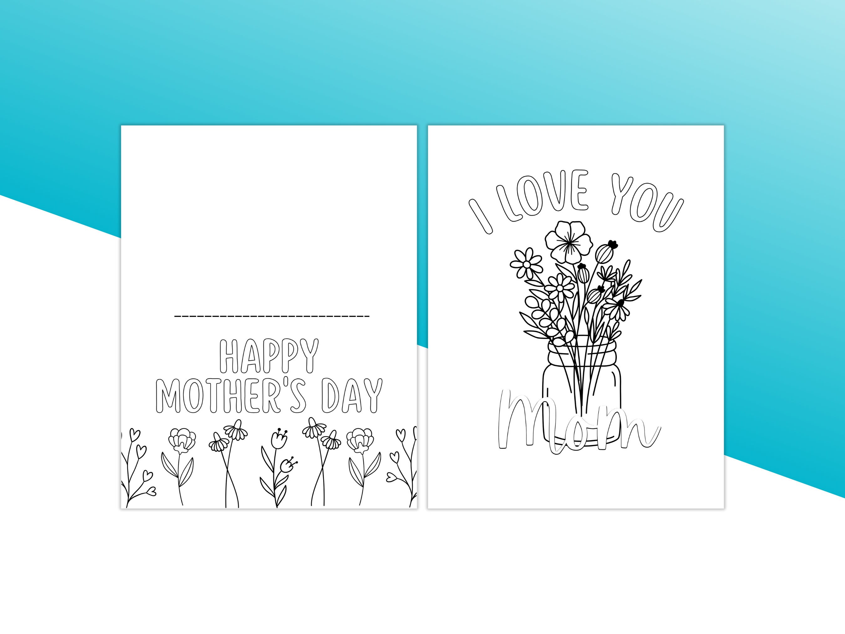 Mother's Day Coloring Sheet, Mother's Day Questionnaire, All About Mom ...