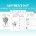 Mother's Day Coloring Sheet, Mother's Day Questionnaire, All About Mom ...