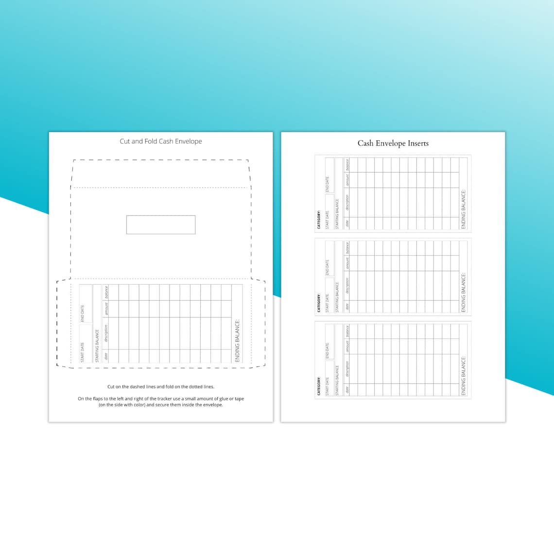 Budget Planner Printables, Savings Tracker Printable, Money Saving ...