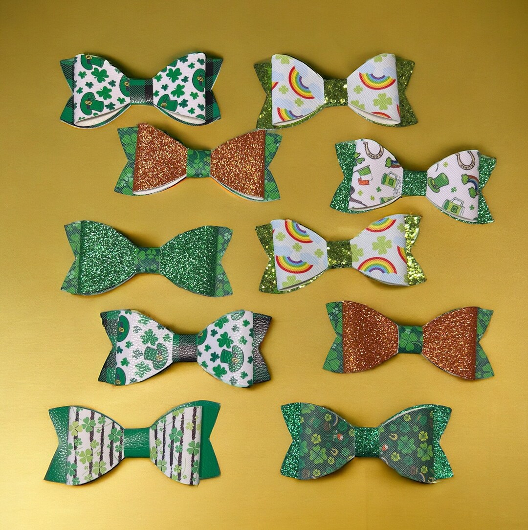 Saint Patricks Day Dog Collar Bowties - Etsy