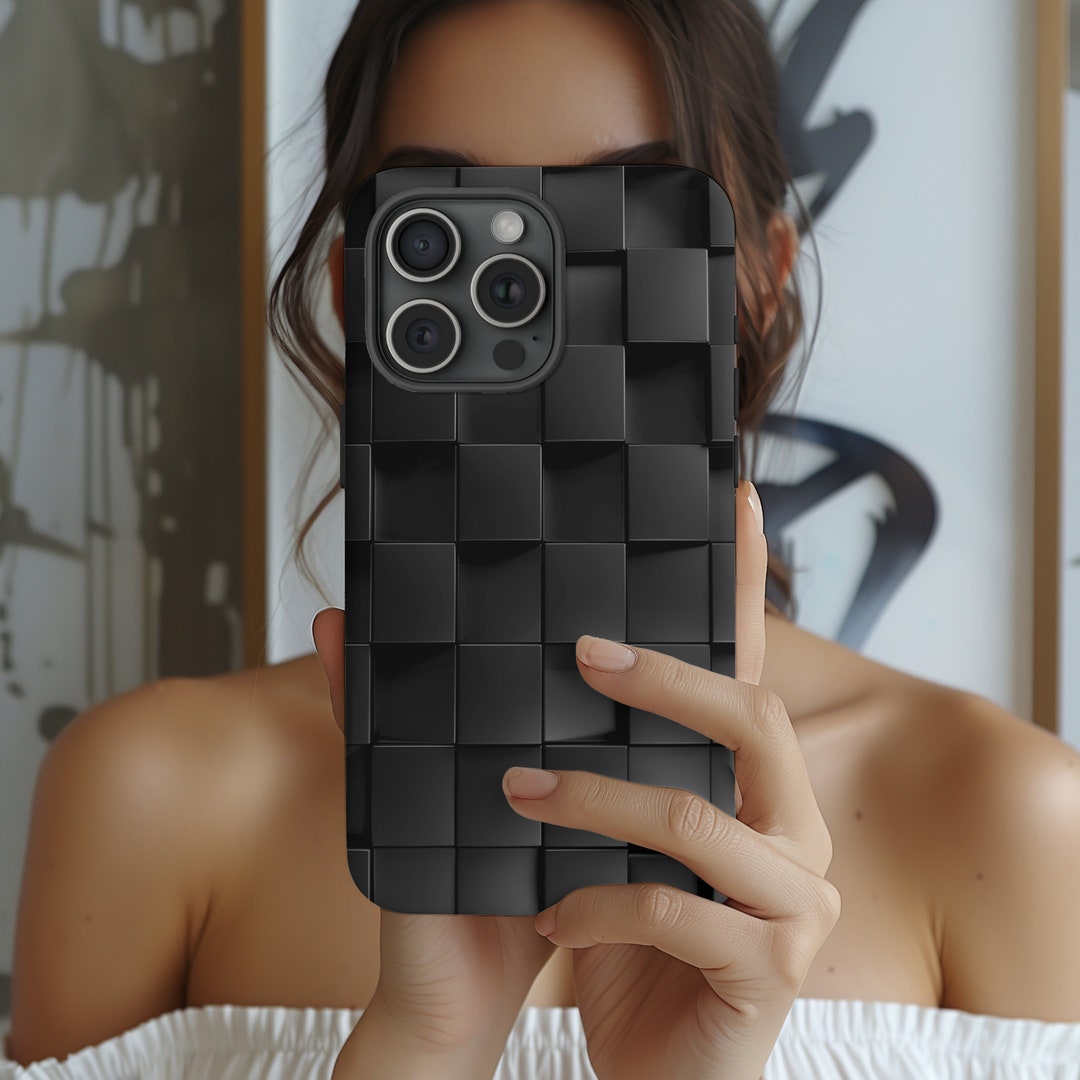 Black Phone Case Tough Phone Case iPhone Case Samsung Galaxy Phone Case ...