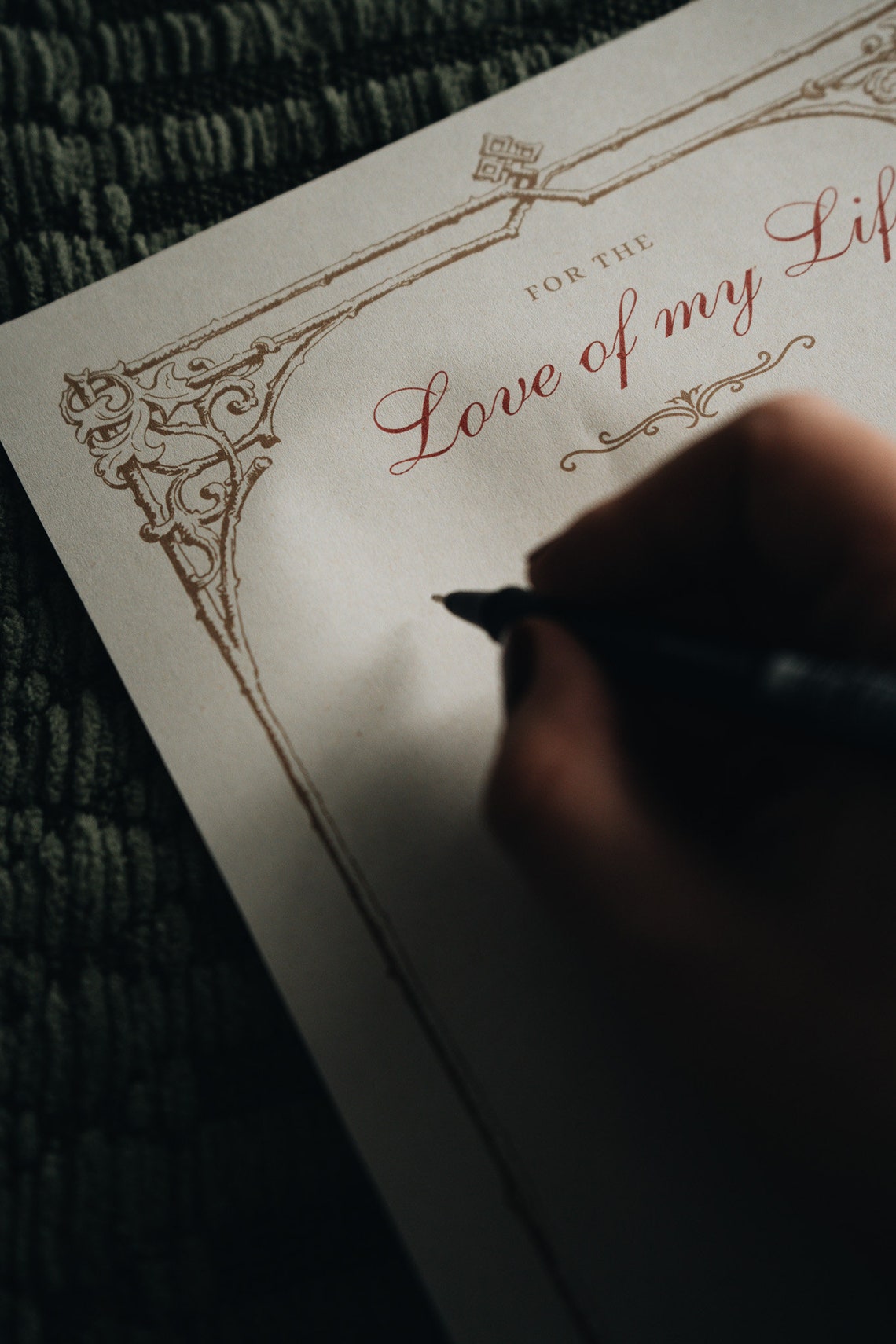 Love Letter, Love Writing Paper, Printable Stationery Paper, Valentine ...