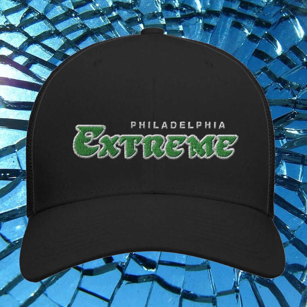 Philly Extreme Green (eagles) Hat- Retro Trucker Cap | Flexfit 6606 ...