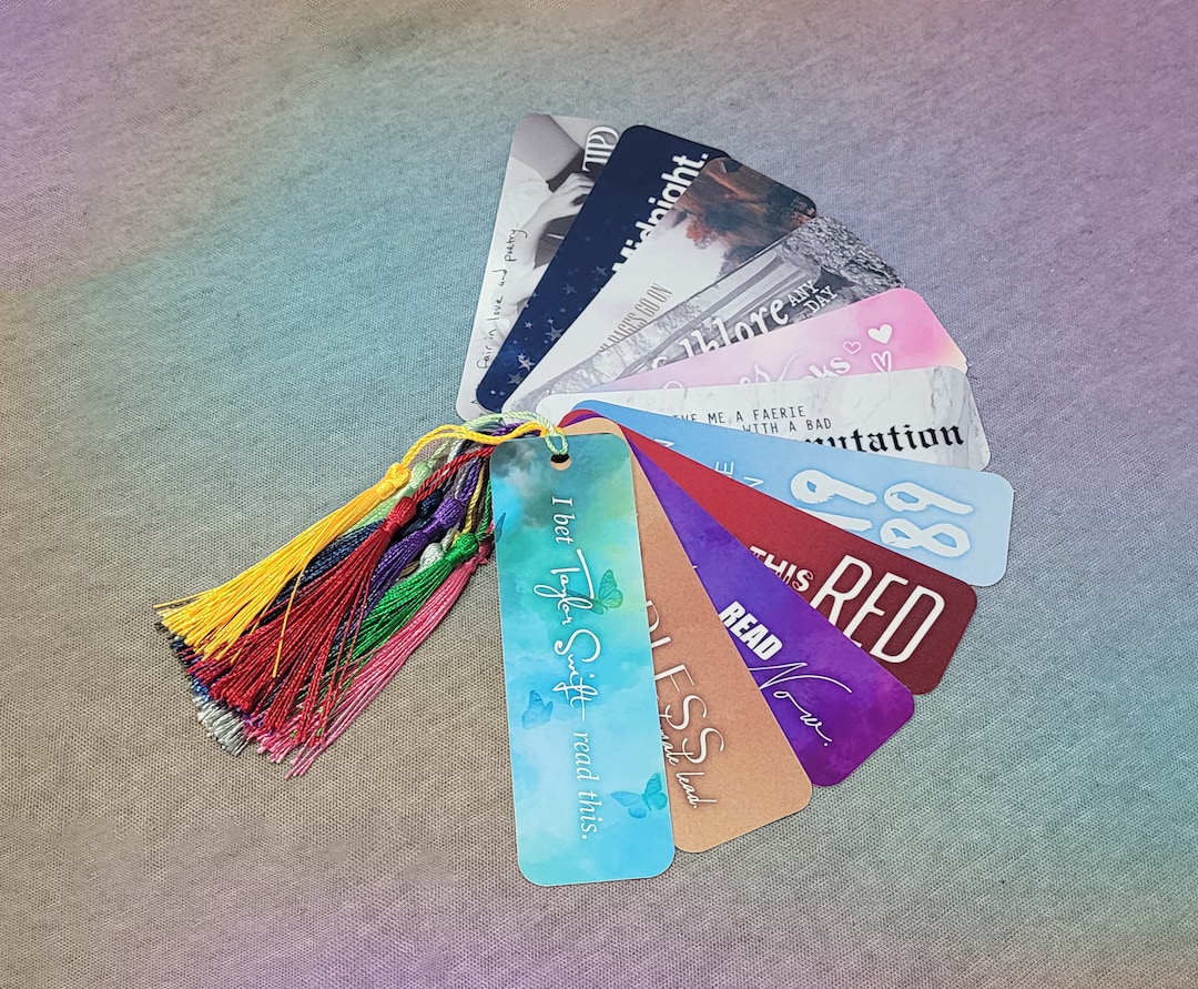 Taylor Swift Bookmark Set - Etsy