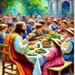 Jesus Feeds 5000 Printable Art, Feeding 5000 Art, the Last Supper Art ...